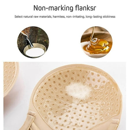 SHTUUYINGG Strapless Bra Backless Push Up Self Adhesive Bra Invisible U ...