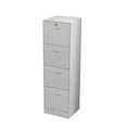 Free Shipping! Wilson 4 Drawer Vertical Wood Lockable Filing Cabinet, White, Office Storage ...