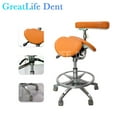 GreatLife Dent PU Mobile Dental Saddle Nurse Doctor's Chair with Foot ...
