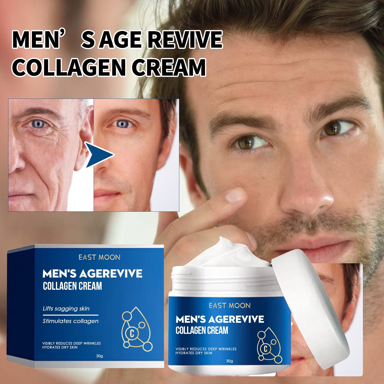 Click here for Jiuou Mens Collagen Cream collagen Mens Anti-Aging... prices