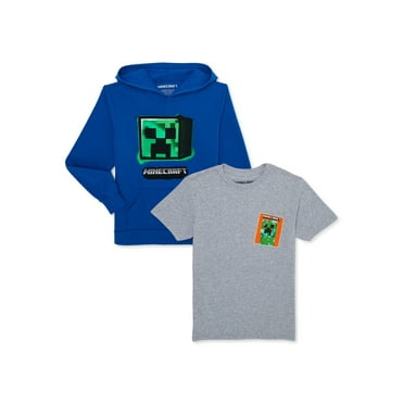 Minecraft Boys Graphic T-Shirt, Sizes 4-18 - Walmart.com