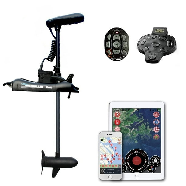 HASWING OUTDOOR Electric Trolling Motor – 12V 54" Shaft 55lbs Cayman ...
