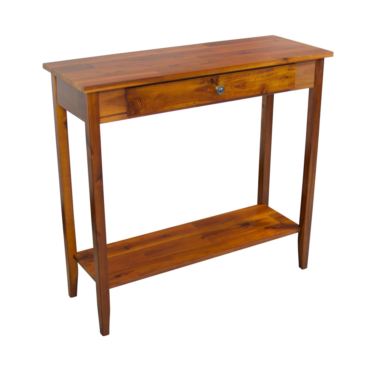 Casual Contemporary Living Solid Acacia Console Table with Drawer ...