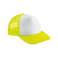 5 Panel Neon Color Poly Mesh Cap - Neon Yellow - Walmart.com