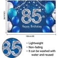 6x4ft Happy 85th Birthday Banner Backdrop - 85 Years Old Birthday ...