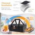 Insulated Casserole Carrier for Hot or Cold Food, Lasagna Lugger Tote ...