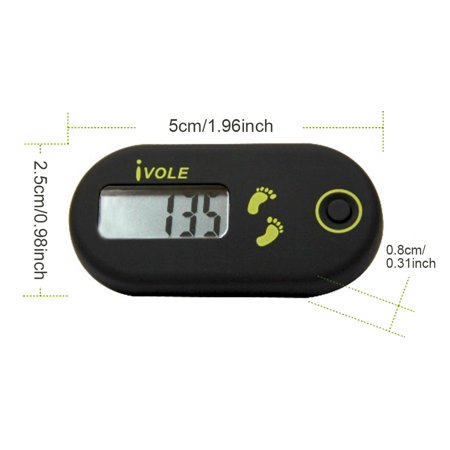 Ivole 3D Digital Step Pedometer Girls 3D Step Pedometer Portable ...