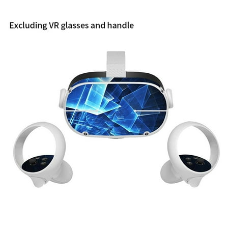 VR Headset Cover VR Headset Controller Protector Sticker Set PVC Skin ...