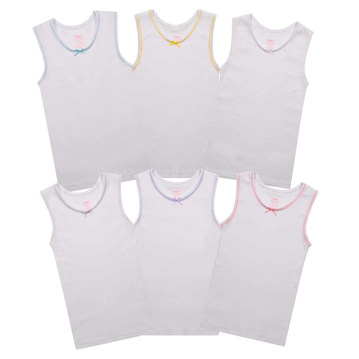 Click here for Buyless Fashion Girls Tagless Cami Scoop Neck Unde... prices