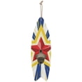 RKSupls Patriotic Heroic Star Comic Sunburst Wooden Wall Mounted Bottle ...