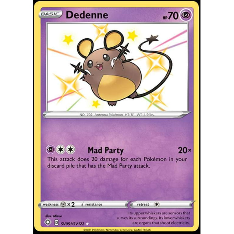Pokemon Dedenne Card