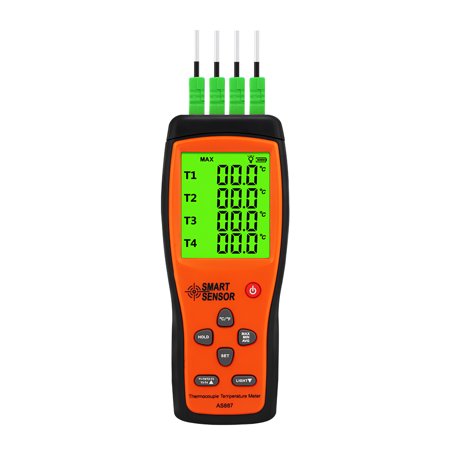 Four-channel Thermometer K-type Thermocouple Thermometer Rapid ...