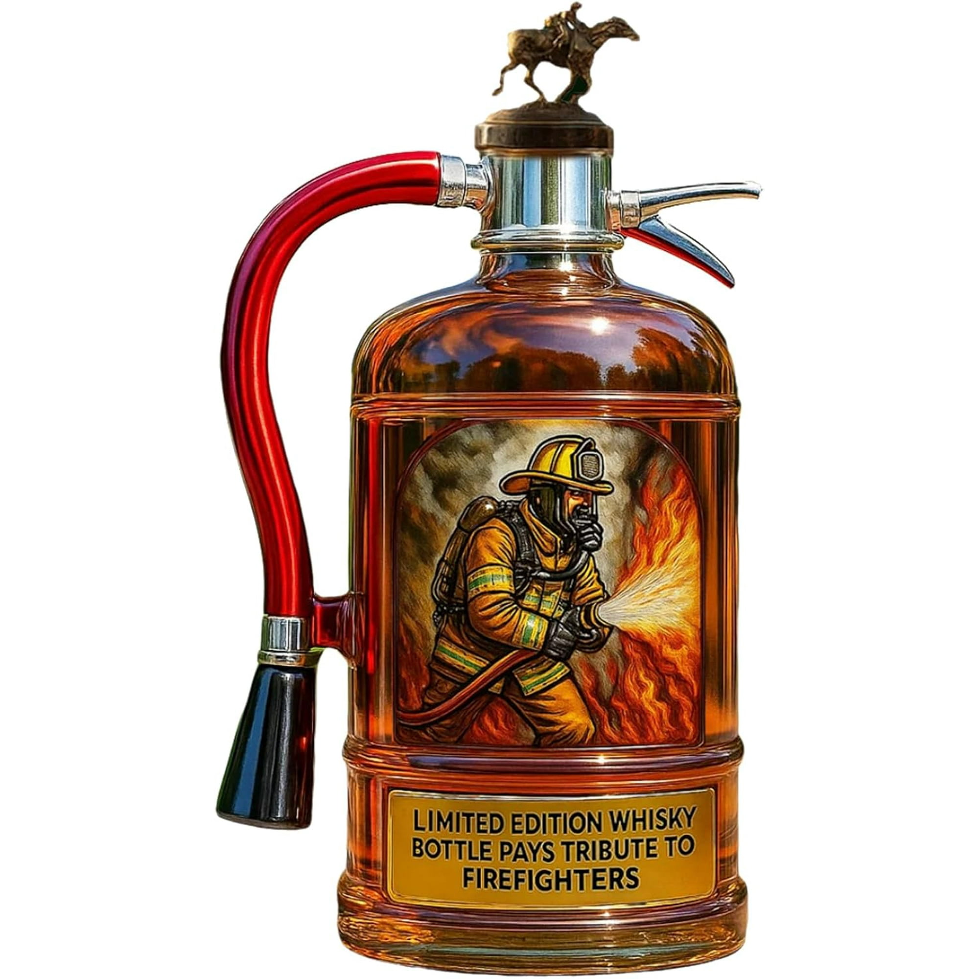 Click here for Nobrand Fire Extinguisher Whisky Bottle Pays Tribu... prices