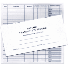 12 Checkbook Transaction Registers for Personal/Business Bank Account ...