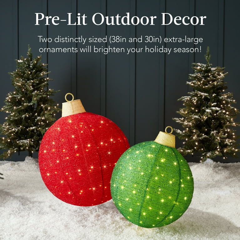 Large outdoor christmas ornaments store