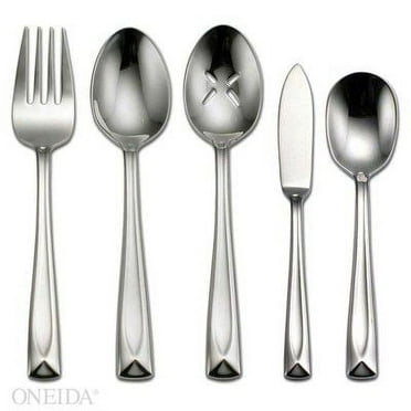 Oneida Mooncrest 45-Piece Silverware & Serving Set - Walmart.com