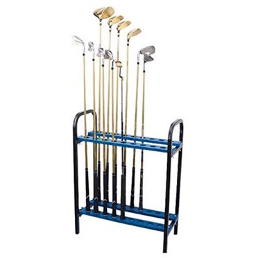 GoSports Premium Wooden Golf Putter Stand - Indoor Display Rack - Holds ...