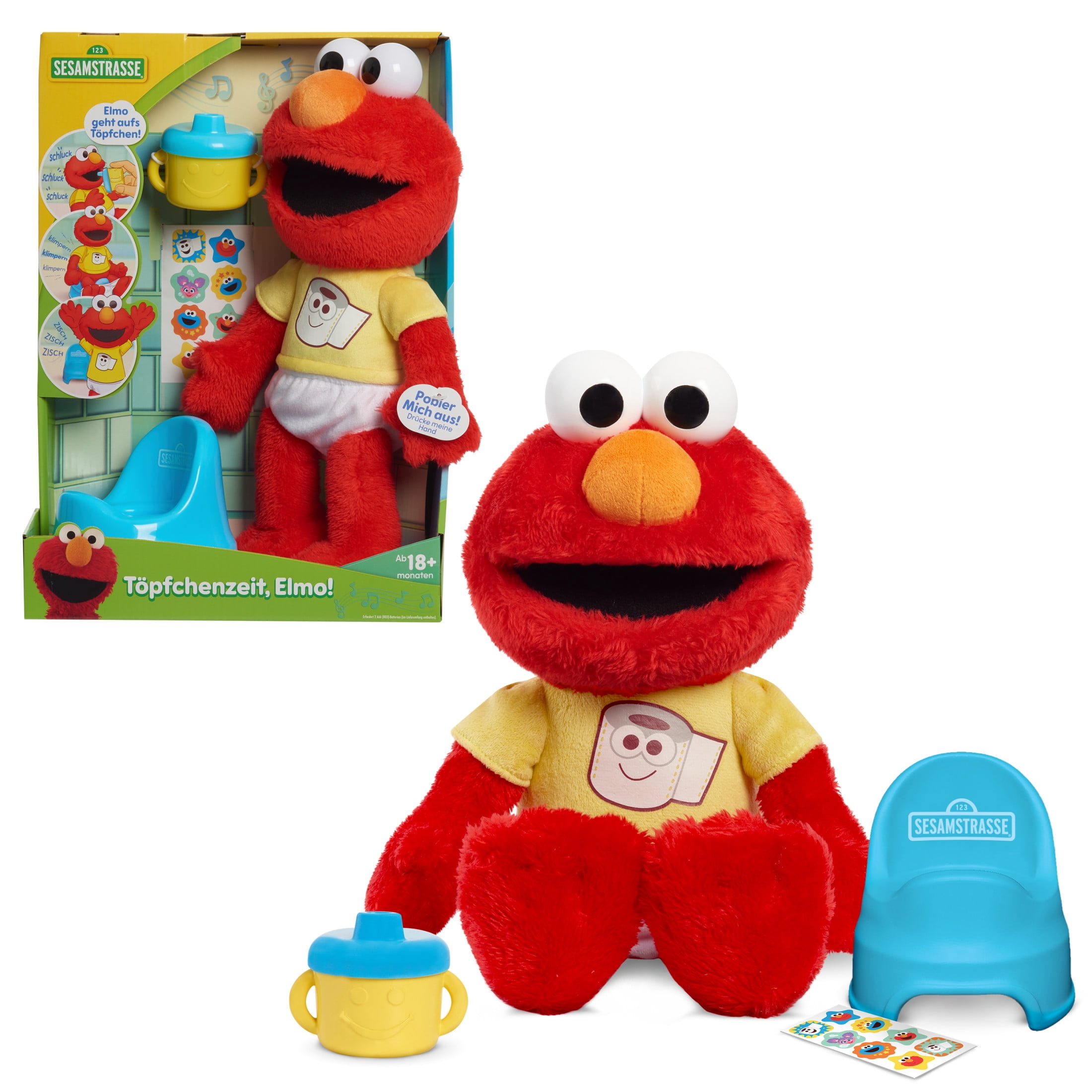 Sesame Street Potty Training Elmo Plush Toy with Bahrain | Ubuy