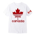 Boys Shirts Graphic T Shirt with Embroidered Maple Leaf Canadian ...