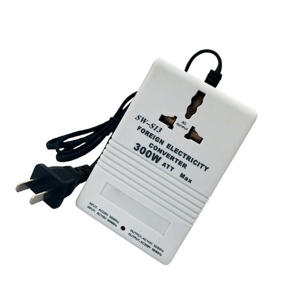 Convertidor de voltaje Moyic 110V a 220V adaptador reductor inversor regulador de 300W | Walmart ...