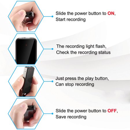 Digital Voice Recorder Voice Detection Automatic Recording Meetings ...