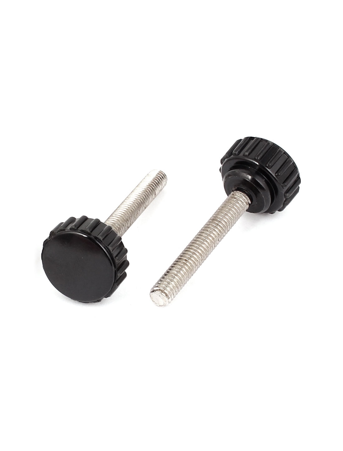 5 Pcs M6x40mm Male Threaded Knurled Plastic Thumbscrew Grip Knob 21mm ...