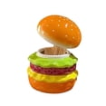 Ceramic Hamburger Toothpick Holder, 3 in Tall with Dust-Proof Lid, Keep ...