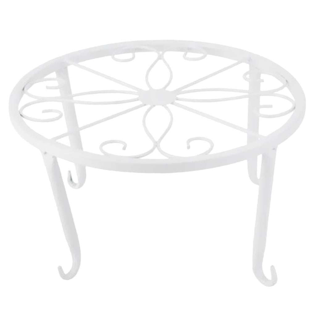 Click here for Siruishop Metal Plant Stand Stand White 24x24x13cm... prices