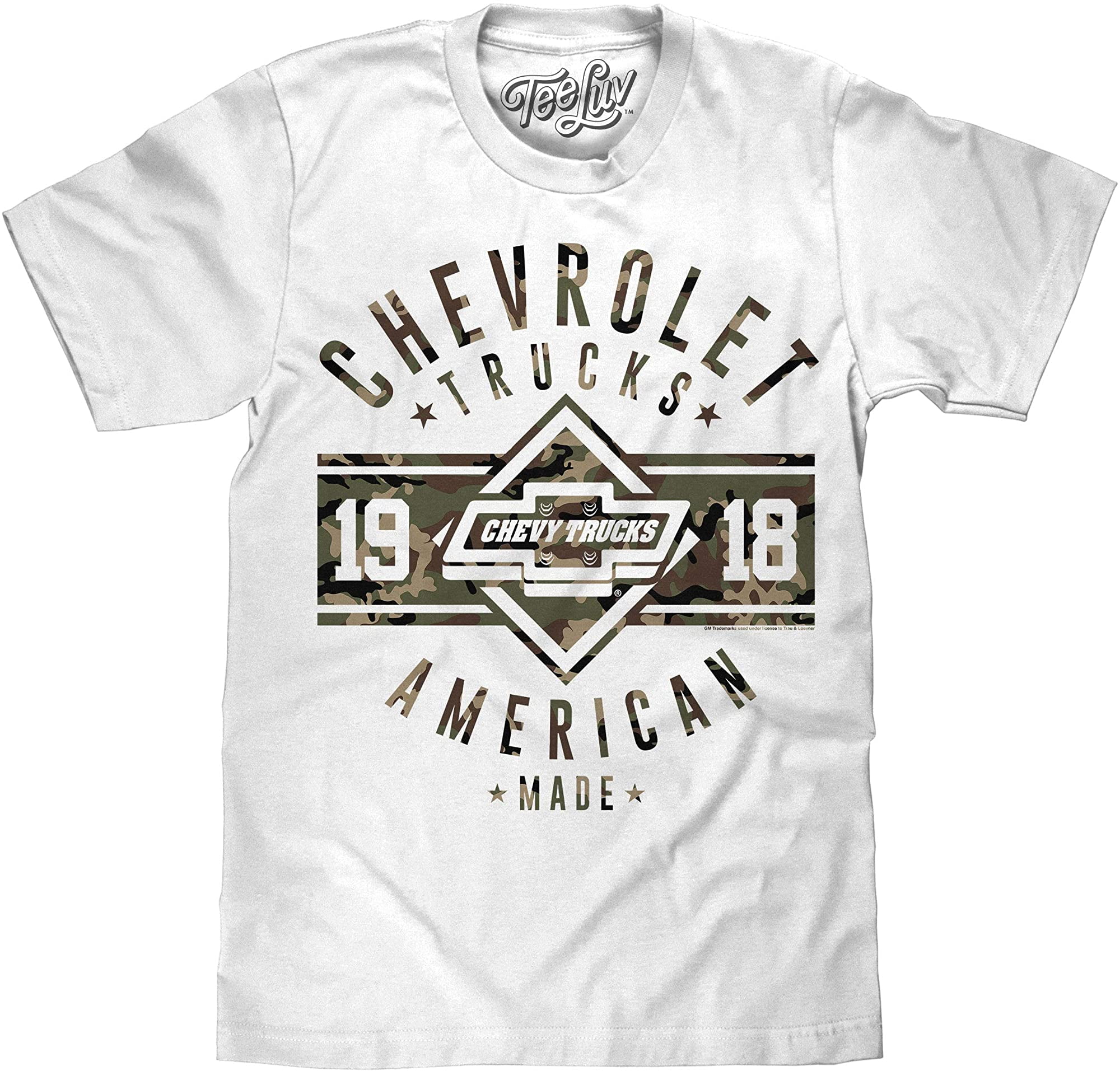 Tee Luv Chevrolet Trucks T-Shirt - Since 1918 American Made Chevy Truck ...