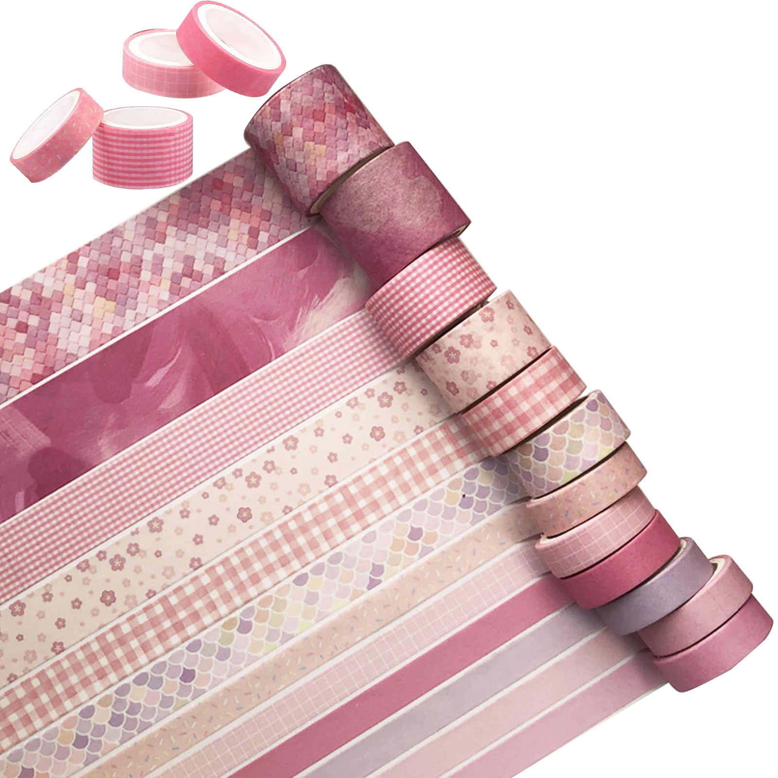 SANWOOD Washi Tape,12 Rolls Washi Masking Tapes Set Japanese Decorative ...