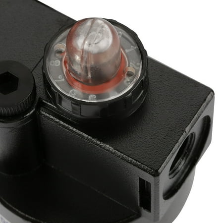 Compressor Filter, PT1/4 Air Pressure Compressor Filter Gauge Trap Air ...