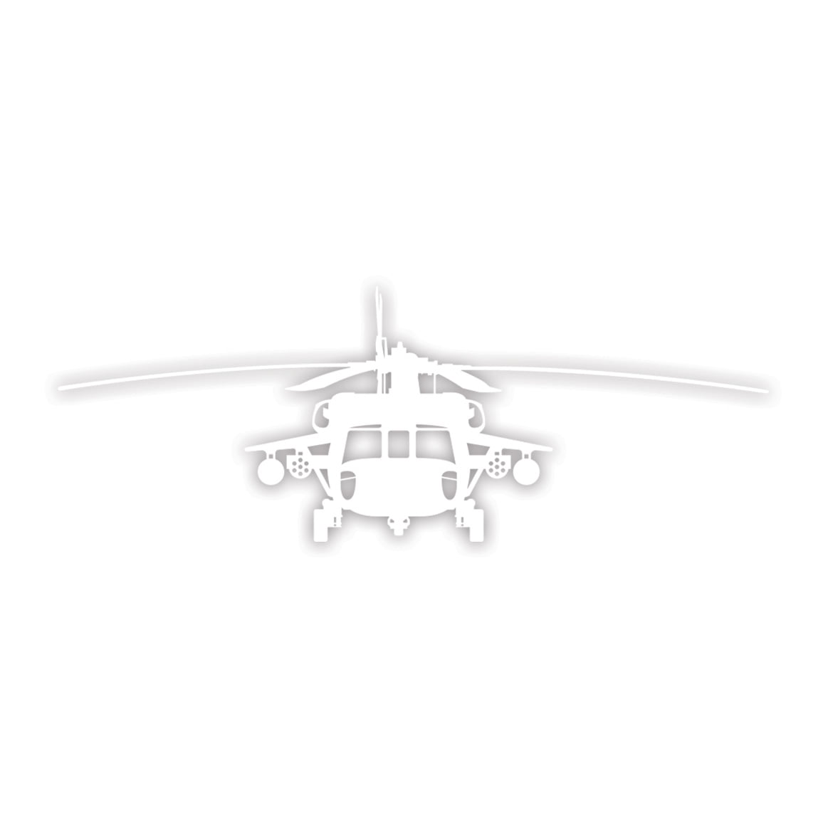 Weaponized UH-60 Blackhawk Sticker Decal Die Cut - Self Adhesive Vinyl ...
