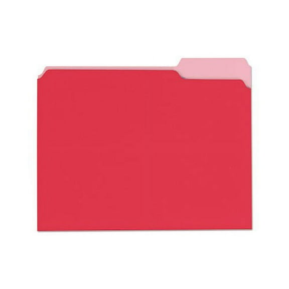 Universal Deluxe Colored Top Tab File Folders, 1/3-Cut Tabs: Assorted ...