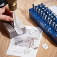 Iron Seal Stamps Mixed Patterns with 42 Compartments Plastic Cuboid ...