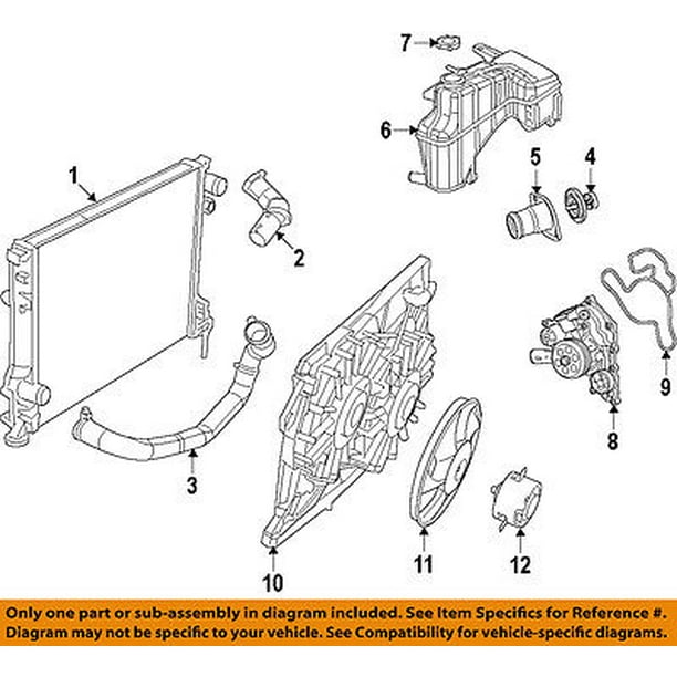 Dodge CHRYSLER OEM 15-16 Charger Radiator Coolant-Lower Hose 5181877AG ...