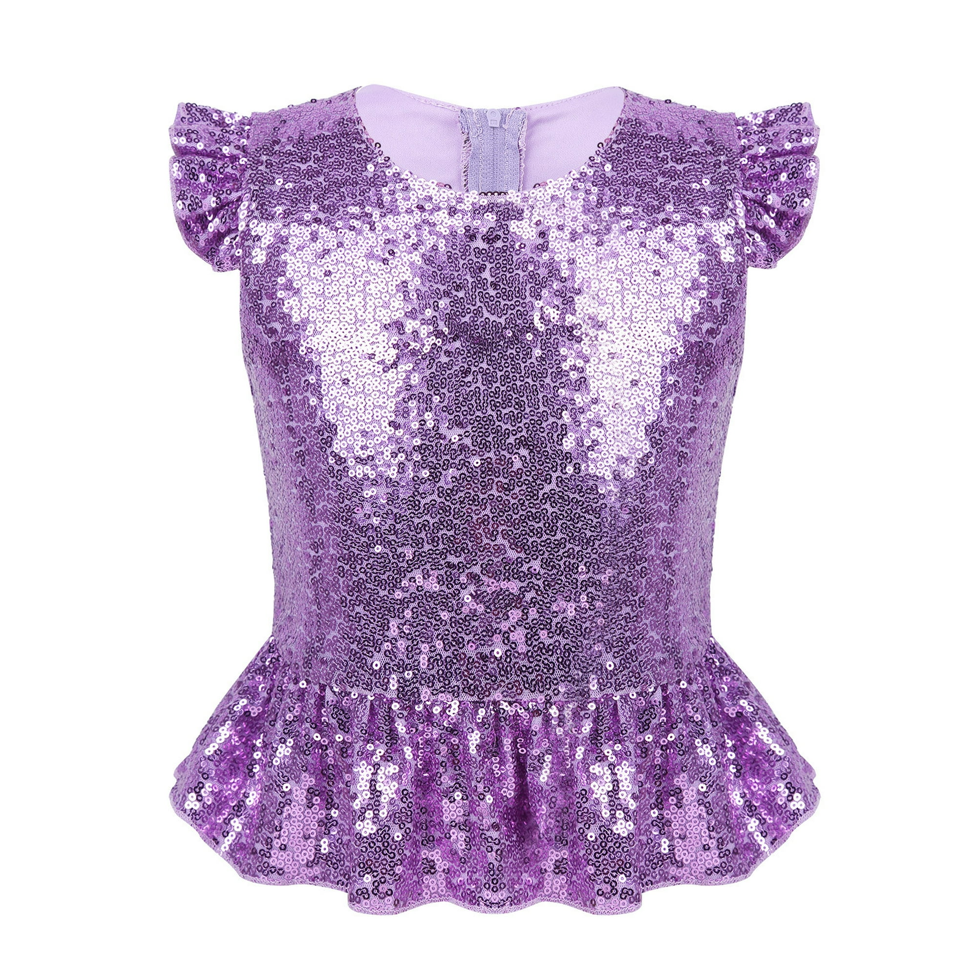 Click here for Iefiel Kids Girls Sequin Dance Tops Jazz Hip Hop T... prices