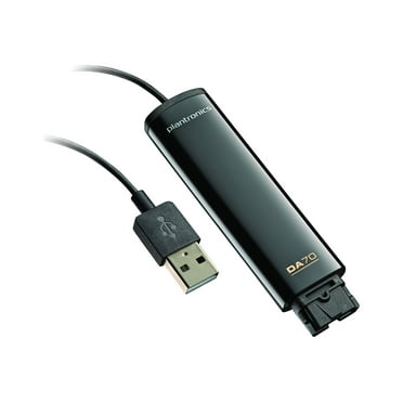 Plantronics DA70 USB Audio Processor, Black - Walmart.com
