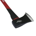 Hyper Tough 3.5 lb. Single Bit Axe with Double Injection Fiberglass 34 ...