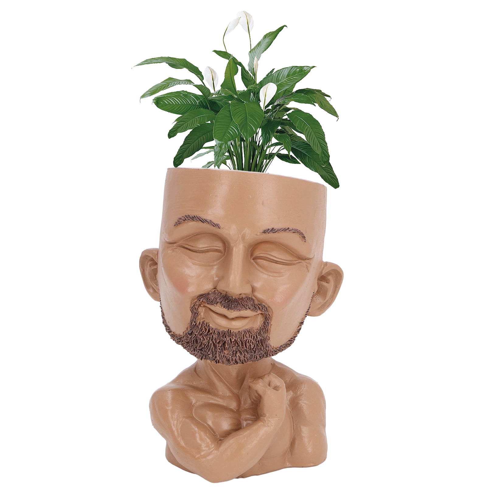 Macetas Para La Cara, Cabeza De Maceta, Hombre Musculoso, Macetero Para ...
