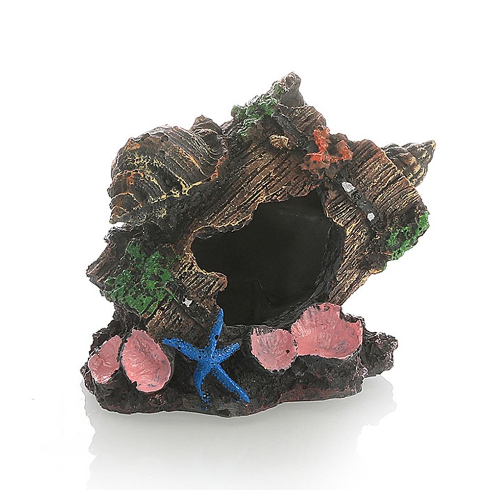 Resin hollow trunk, aquarium decoration, fish house cave cabin ...