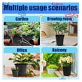 5 Gallon Pots for Plants Plastic Pot with Drainage Holes Garden Flower ...