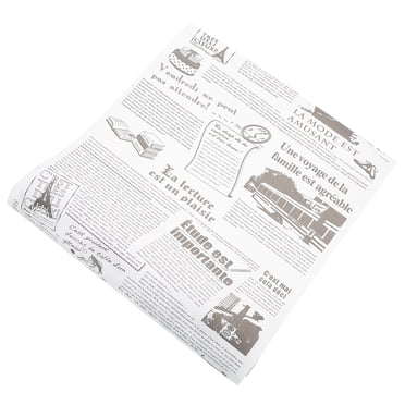 Efavormart 50 Pack | 12" Natural Brown Pre-Cut Square Wax Paper Food ...