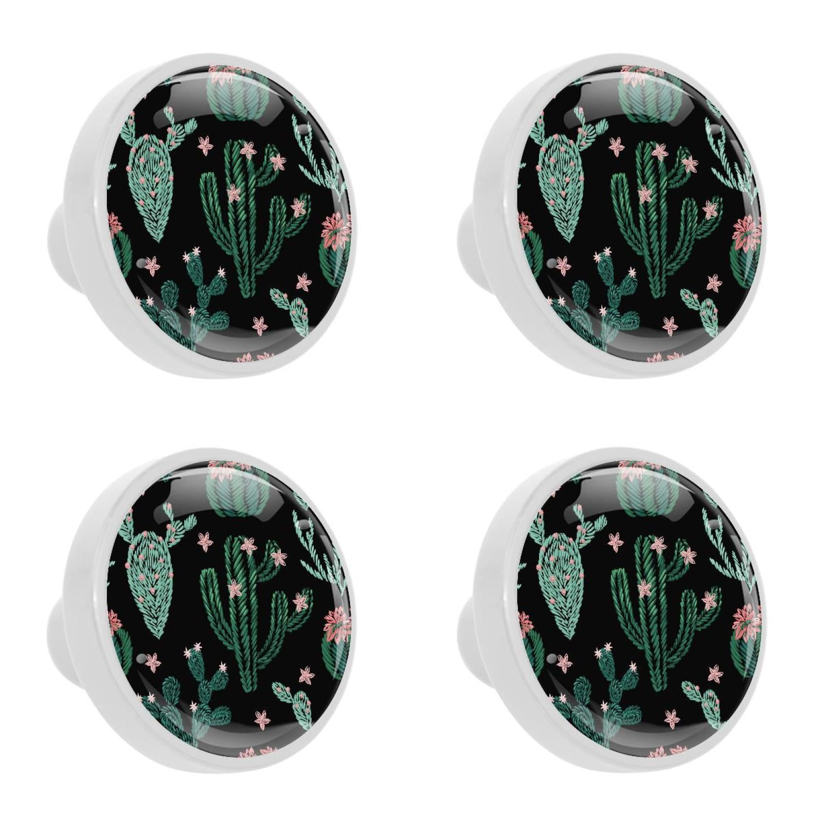 4 Pcs Cactus Knobs for Kitchen Cabinet Cupboard Dresser Bookcase Drawer ...