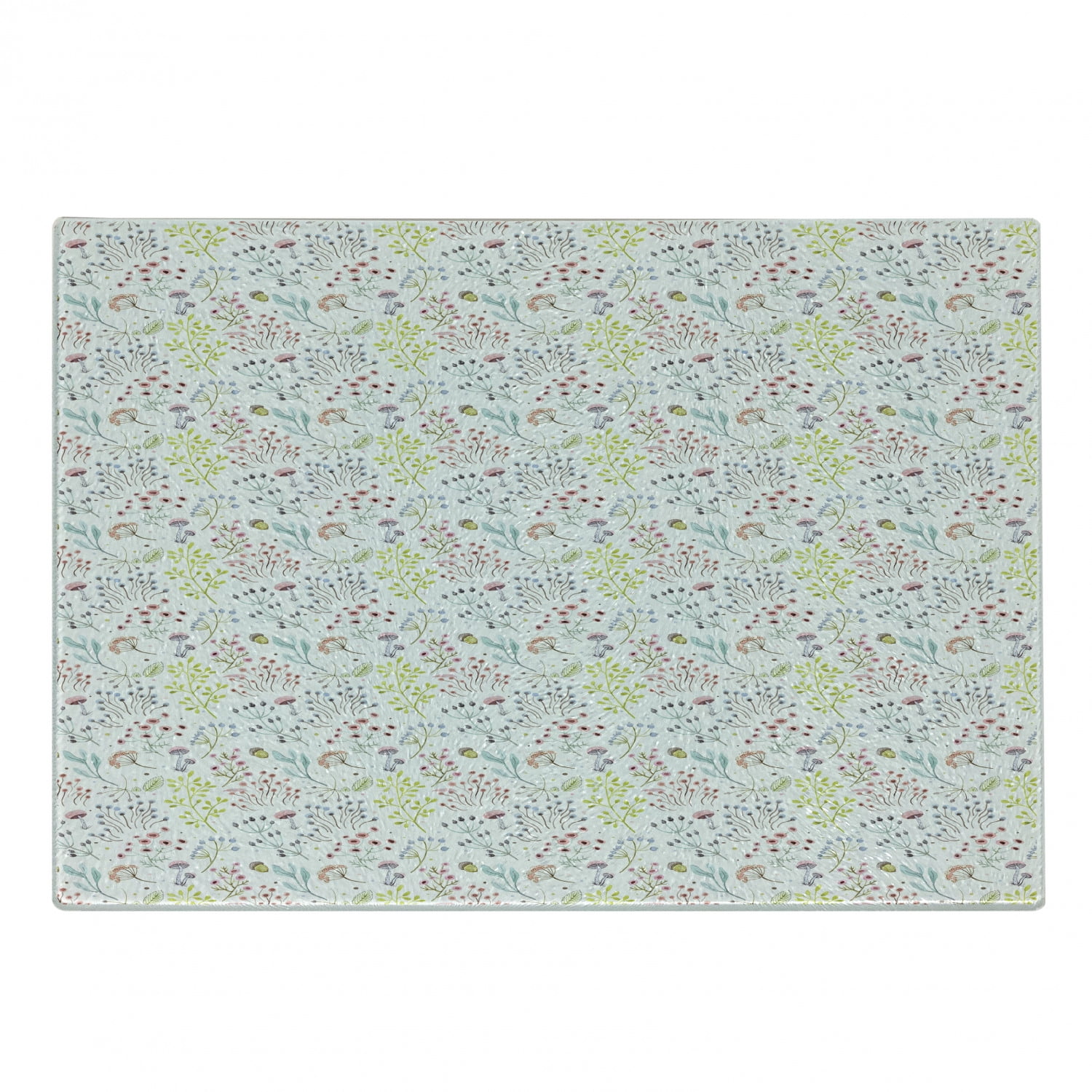 Colorful Cutting Board, Pastel Toned Watercolor Arrangement with ...