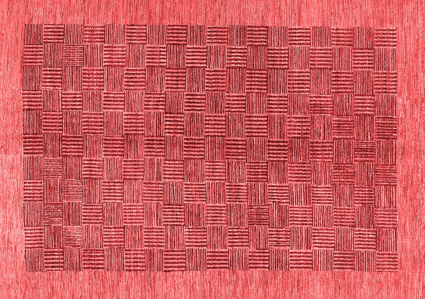 Ahgly Company Indoor Rectangle Abstract Red Contemporary Area Rugs, 2 ...