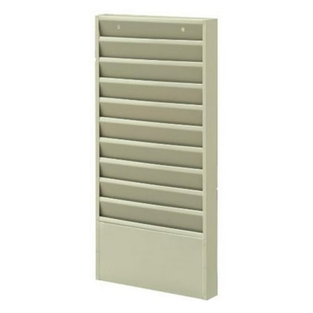 Durham 406-54 Steel 10 Contour Large Pocket Vertical Literature Rack ...