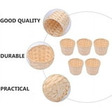 Bexikou 10Pcs Mini Woven Basket,Small Baskets Miniature Flower Basket ...
