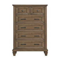 New Classic Furniture Sevilla Modern 5-Drawer Solid Wood Dresser, Tall ...