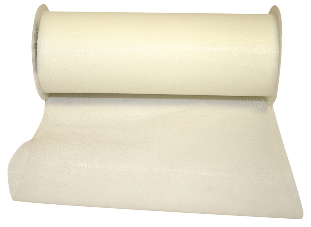 Reliant Ribbon - 25622-810-25J, Tulle Standard Ribbon, Ivory, 6 Inch ...
