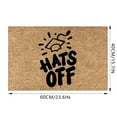 Front Porch Door Mat Outdoor Summer Graduation Banner 2024 Indoor